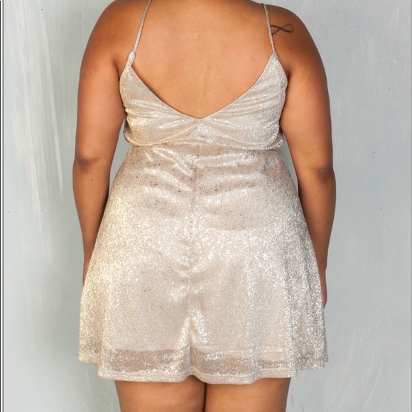 Dresses | Gold Spaghetti Strap Self Tie Waist Dress | Poshmark